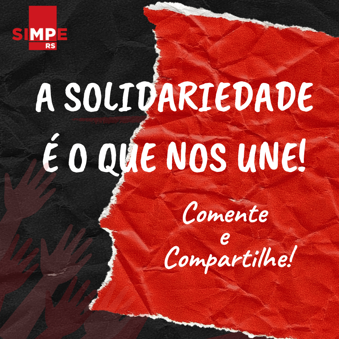 SIMPE-RS - A solidariedade é o que nos une!